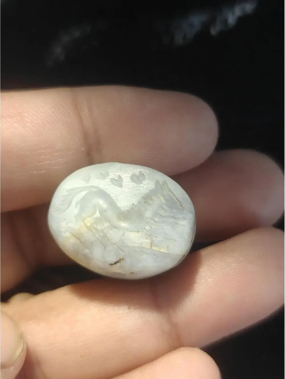 Other | Ancient Near Eastern Agate Intaglio Seal Stamp With Impression ...